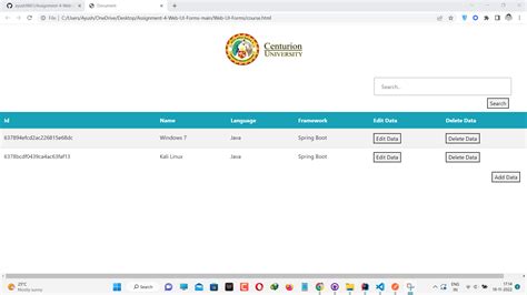 Github Ayush9861assignment 4 Web Ui Forms
