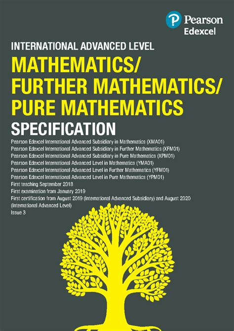 International A Level Maths Spec Issue 3 Specification Edexcel International Gcse In Economics