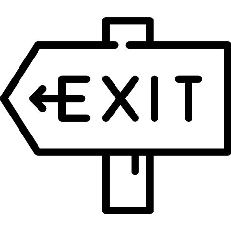 Exit Vector SVG Icon SVG Repo Exit Vector SVG Icon SVG Repo
