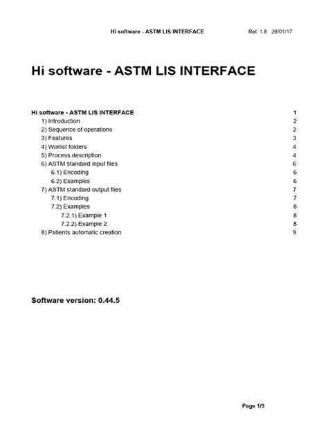 Astm Lis 1 8 Eng Chem 200 Pdf Computer File Interface Computing