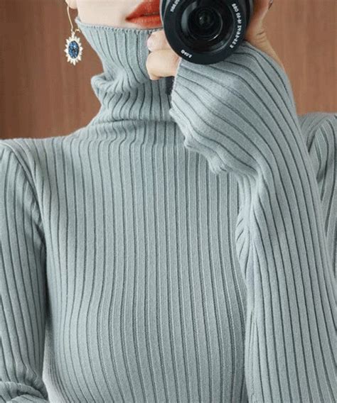 제이의옷장 로제 폴라 니트