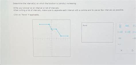 Solved Determine The Interval S On Which The Function Is Chegg