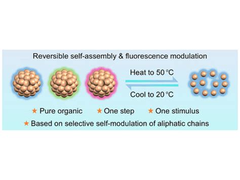 Reversible Self Assembly Of Organic Nanoparticles With Fluorescence Modulation Chemistryviews