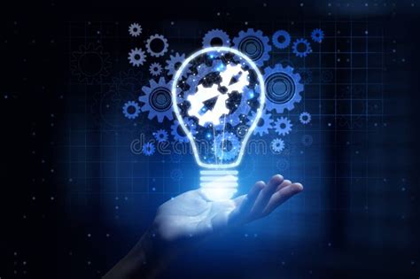 Integration Unifying Systems And Processes For Enhanced Efficiency With Human Hand Holding Lamp