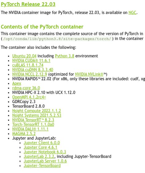 Nvidia Deep Learning Frameworks Basic Singularity Apptainer