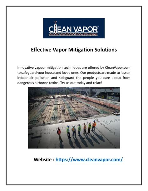 Ppt Effective Vapor Mitigation Solutions Powerpoint Presentation