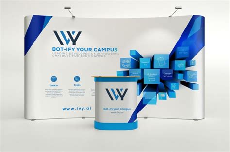 Eye Catching Trade Show Booth Backdrop Design