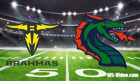 San Antonio Brahmas Vs Seattle Sea Dragons Full Game Replay 2023 Xfl