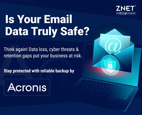 Datasecurity Emailbackup Acronis Cyberprotection Businesscontinuity… Znet Technologies