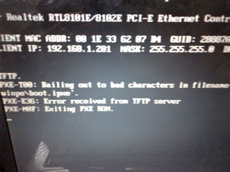 Solved PXE Boot Into Windows PE Environment Experts Exchange