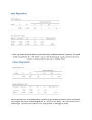 A Linear Regression Was Run To Determine How Much Sleep Can Be Accounted For By Anxiety Copy