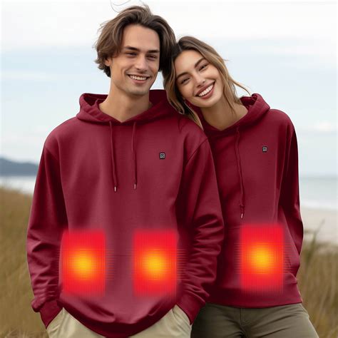 Steadline Usb Heated Hoodie With Adjustable Temperaturepolyester