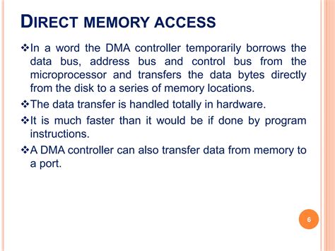 Direct Memory Access Controller Slide Pptx