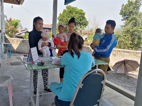 မိုင်းငေါ့မြို့၌ မွေးကင်းစမှ အသက် ၂နှစ်အောက် ကလေးငယ်များအား ပုံမှန်ကာကွယ်ဆေးထိုး၊ ဆေးတိုက်ခြင်း