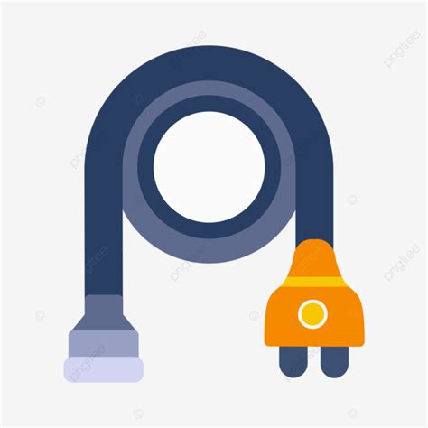 Extension Cord Flat Icon Vector Cord Electric Electrician PNG And Vector With Transparent