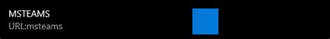 Msteams Protocol Associated With Blue Square Rmicrosoftteams