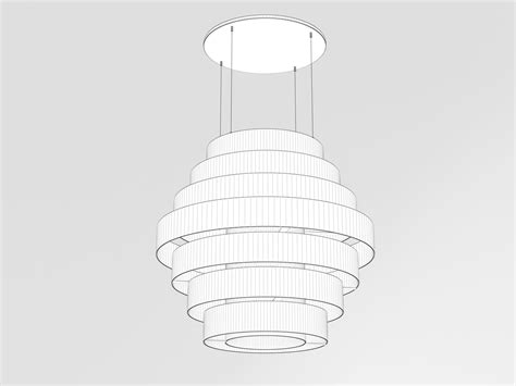 골드 링 매달려 펜던트 조명기구 004 3d 모델 29 Unknown 3ds Max Fbx Obj Free3d