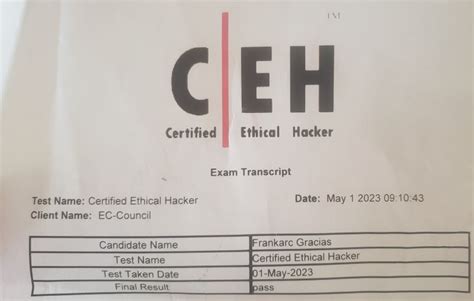 Frank Gracias Ceh Cissp On Linkedin 1 Certified Ethical Hacker Ceh