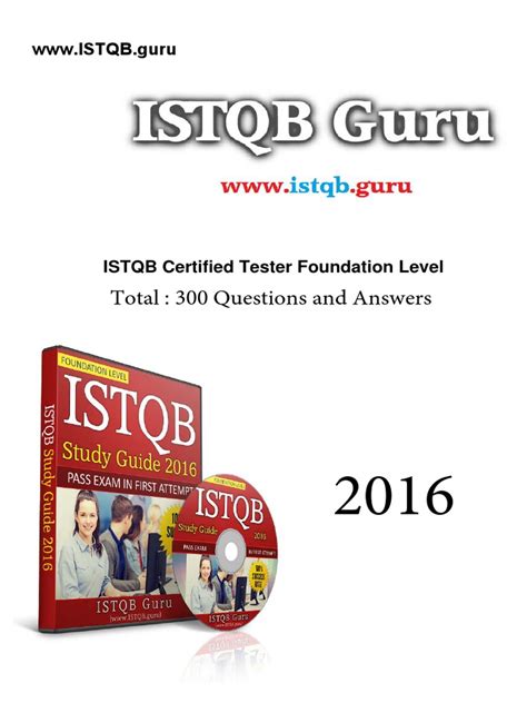 Premium Questions By Istqb Guru 01 Pdf Software Testing Software Development