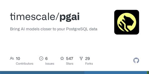 Timescale On Linkedin Github Timescalepgai Bring Ai Models Closer To Your Postgresql Data