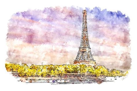 Eiffel Tower Vector Art Icons And Graphics For Free Download