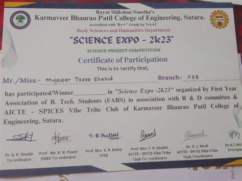 Jazaa Mujawar On Linkedin Science Experimentation