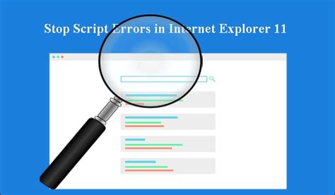 Fixed Script Errors In Internet Explorer 11 On Windows 10