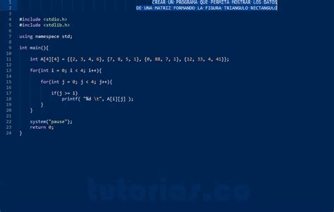 Arrays Turbo C Figura Triangulo Rectangulo