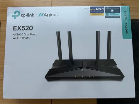 BNIB Sealed TP Link EX520 WiFi 6 Router Computers Tech Parts Accessories Networking On