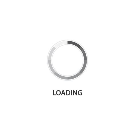 Indicator Vector Design Images Loading Indicator Icon Vector Flat