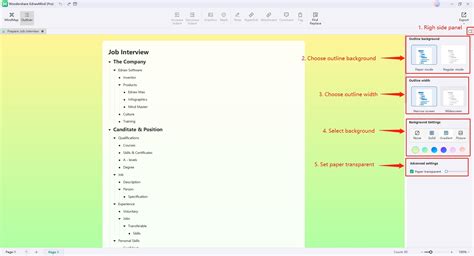 Basic Editing In Outline Mode A Guide With Edrawmind