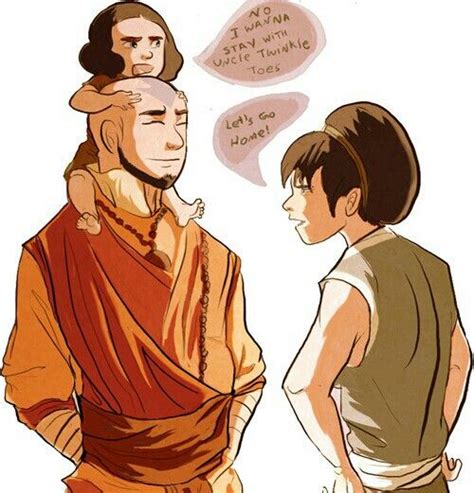 Airbender All Grown Up Avatar Aang Toph And Lin Avatar Aang And Toph Are Friends Lin Toph