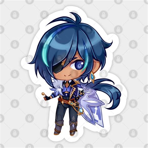 Kaeya Chibi Kaeya Sticker Teepublic