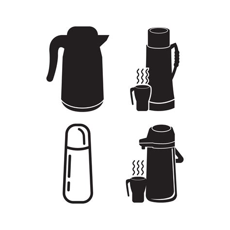 Thermos Vector Icon Illustration Design Template 21305329 Vector Art