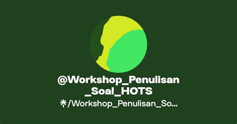 Workshoppenulisansoalhots Linktree