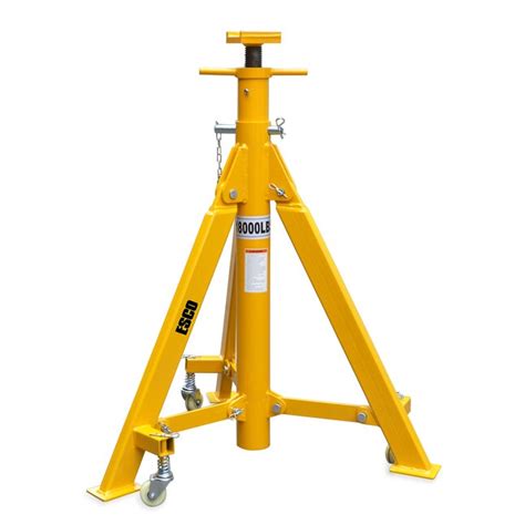 Esco Yellow 9 Ton Steel Manual Jack Stand 10493 At
