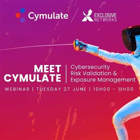 Exclusive Networks Belgium On Linkedin Weareexclusive Webinar Cymulate Cybersecurity