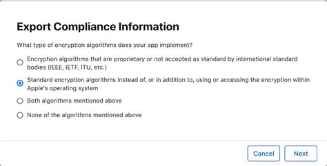 How To Answer Apples App Store New Export Compliance Information