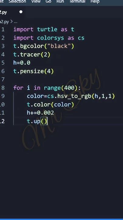 python turtle graphics design python shorts coding youtube