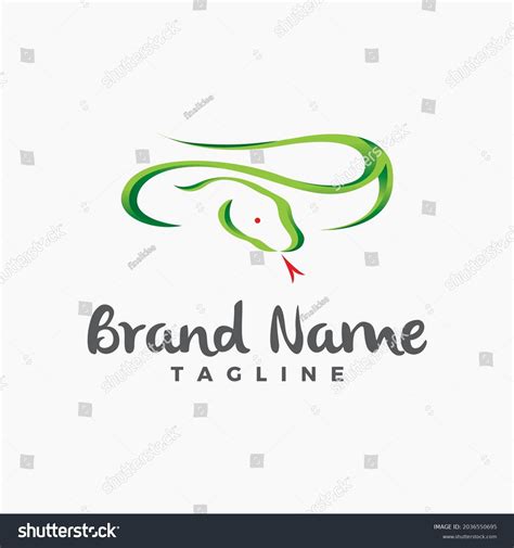 Beautiful Aesthetic Green Python Logo Stock Vector Royalty Free 2036550695 Shutterstock
