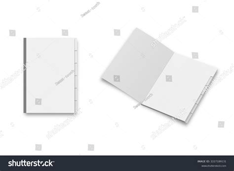 Blank Brochure Segregation Tabs On Edges Stock Illustration 2227189131