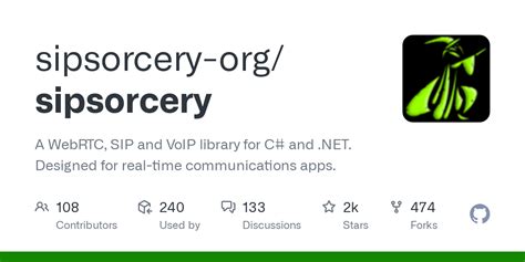 Github Sipsorcery Orgsipsorcery A Webrtc Sip And Voip Library For