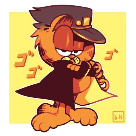 Garfield Series Jojos Bizarre Adventure Garfield The Cat Unknown