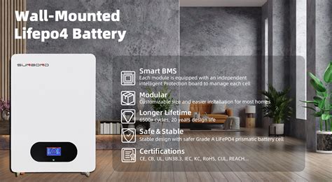 SunBond Tech Inc SUNB LFP WM Solar Storage System Datasheet ENF Storage System Directory