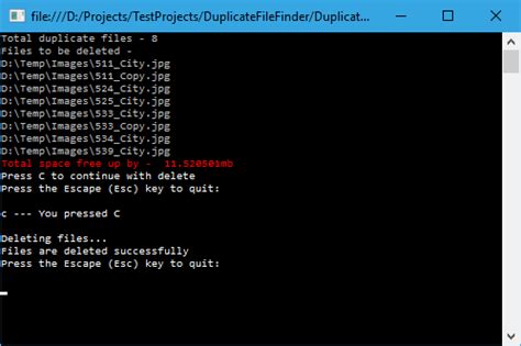 Mitesh Sureja S Blog How To Find And Remove Duplicate Files In Directory Using C Code