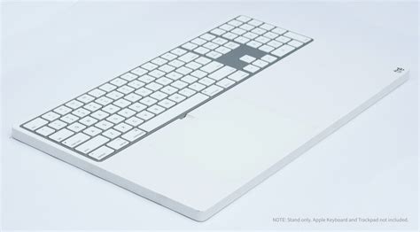 The Big Tré White Apple Magic Keyboard Numeric Keypad And Trackpad 2 Stand Purposemade