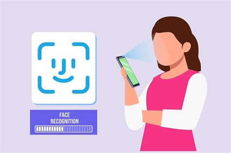Premium Vector Face Recognition Voice Authentication And Retina