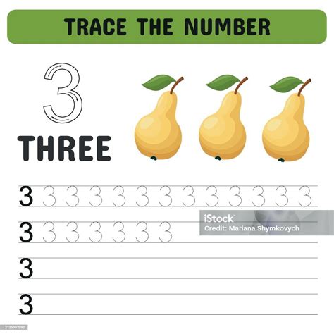 야채와 과일로 1에서 10까지의 숫자를 학습하기 위한 카드 숫자 학습 및 쓰기 숫자가 있는 유치원용 카드 교육용 어린이 게임 인쇄용 시트 벡터 일러스트 레이 션 0명에 대한