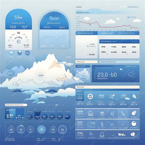 Premium Photo Web Dashboard Weather Weather Monitoring Dashboard Map