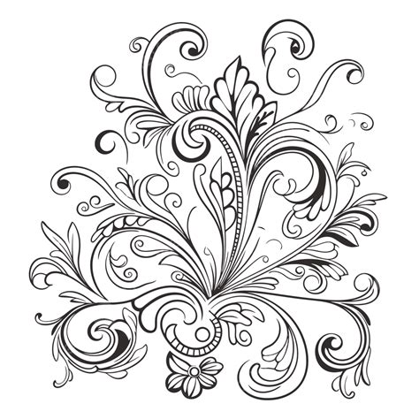 Vector Filigree Clip Art